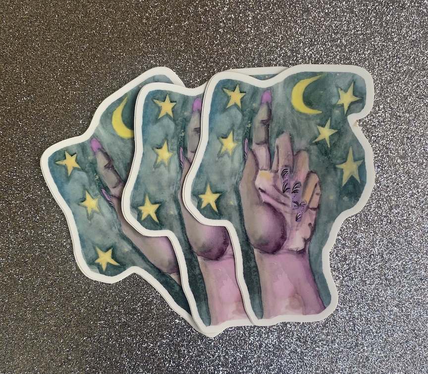 “Reach for the Stars” sticker – miiriya