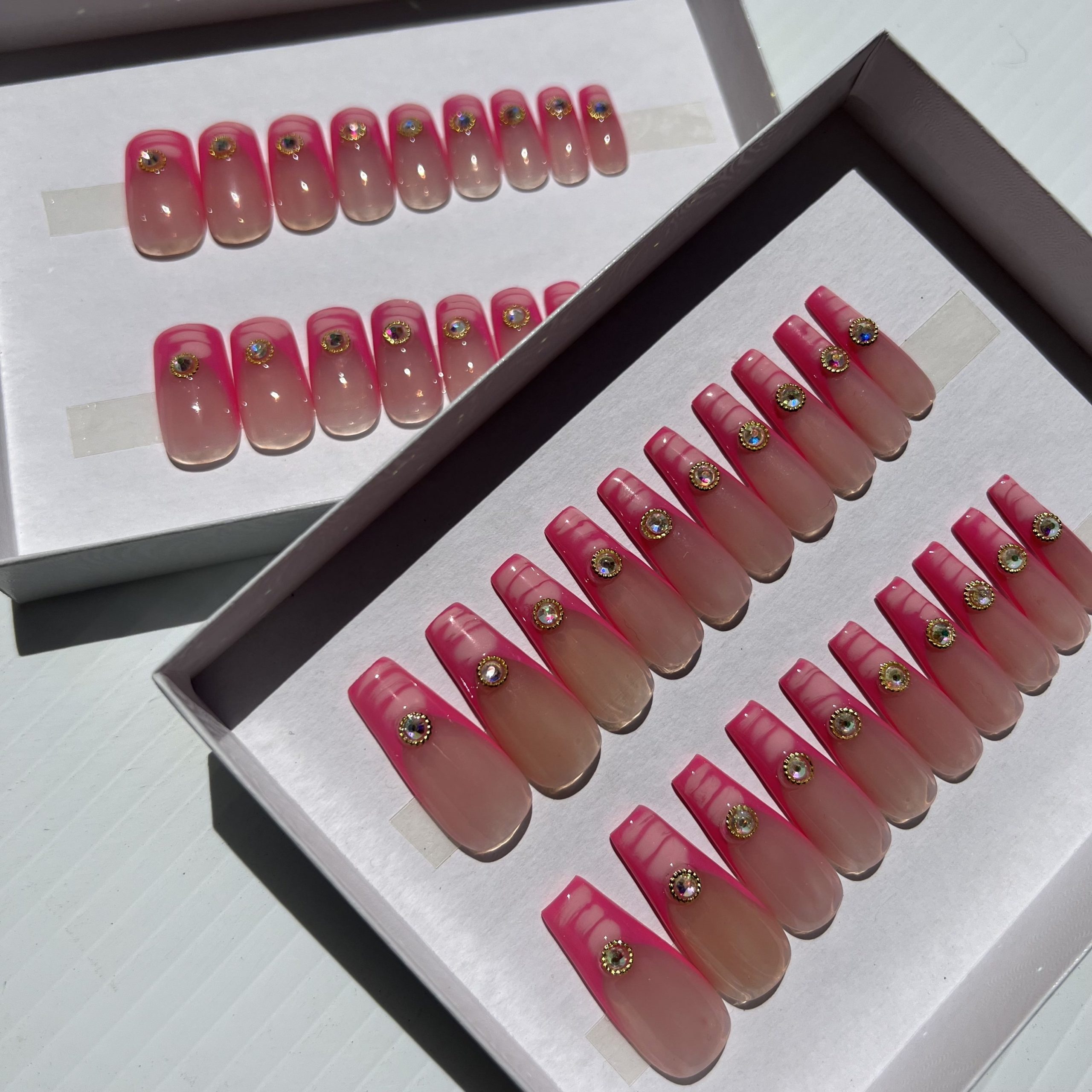 pink python set – long coffin – miiriya